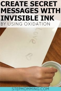 Teach Kids About Oxidation by Playing with Invisible Ink!