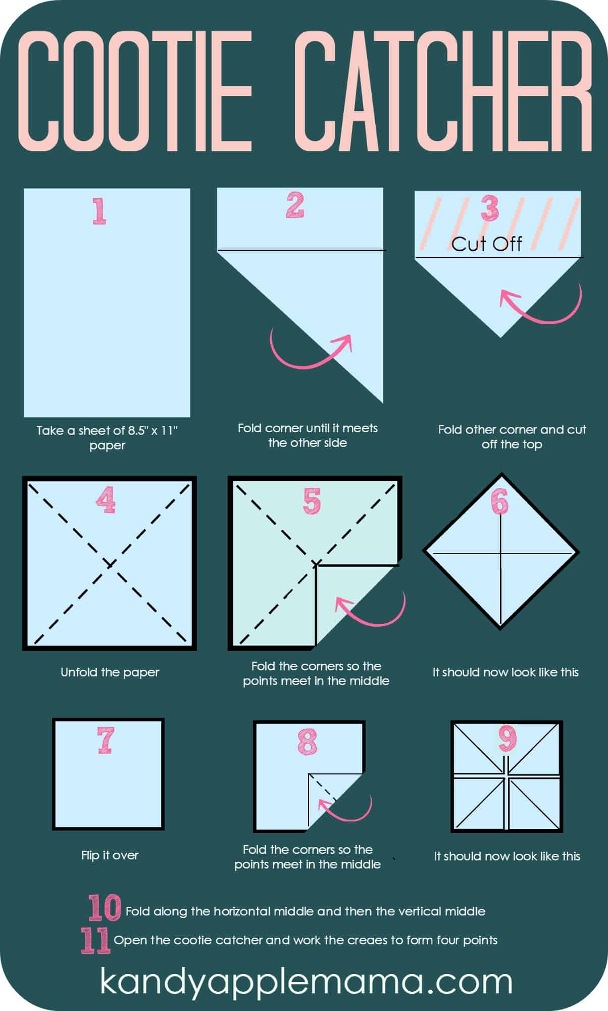Learning Sight Words with a Cootie Catcher / Fortune Teller