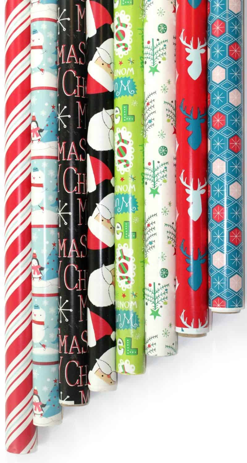 Wrapping Paper Hack for My Blended Family Christmas