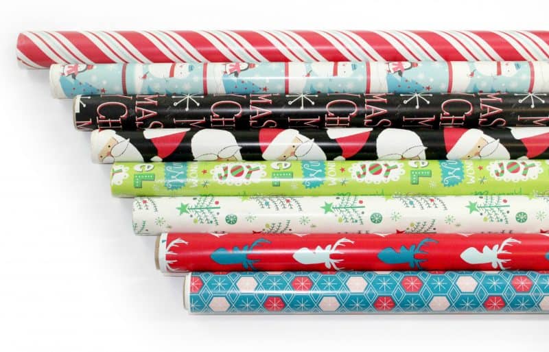 Wrapping Paper Hack for My Blended Family Christmas