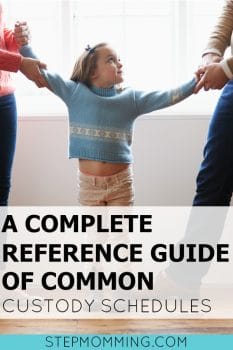 A Quick Reference to Common Custody Schedules – Stepmomming.com ...