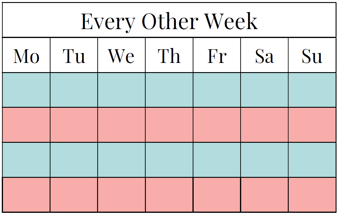 Joint Custody Schedules: Which 50/50 Schedule is the Best?
