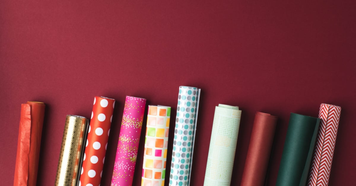 Wrapping Paper Hack for My Blended Family Christmas