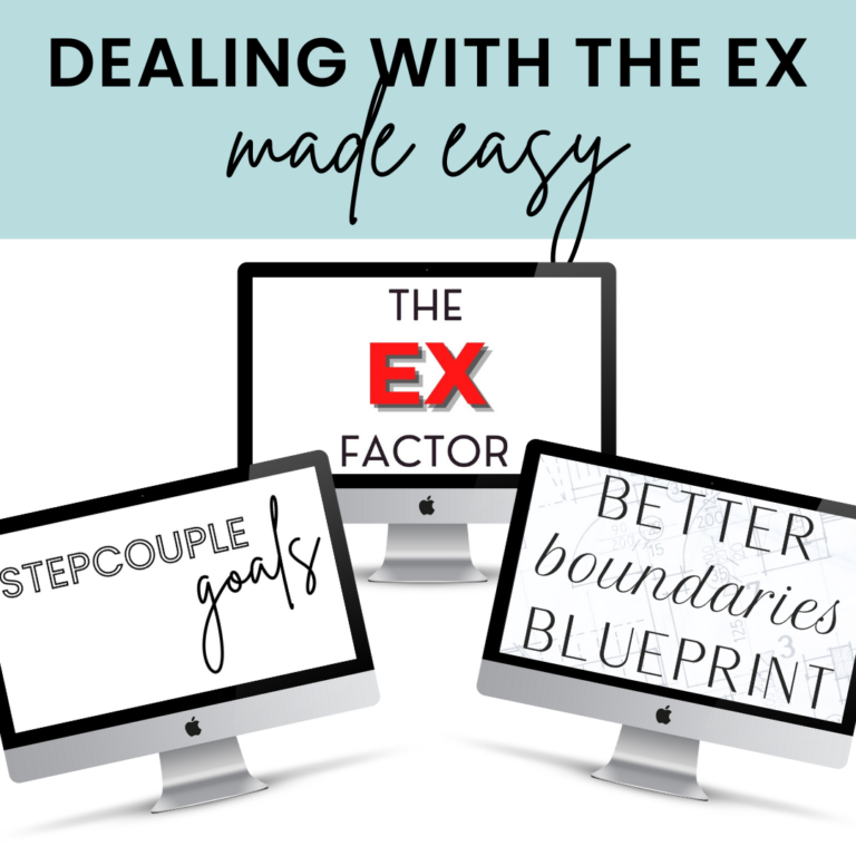 Setting Boundaries For Stepmoms Made Easy” Course Workbook Resources And